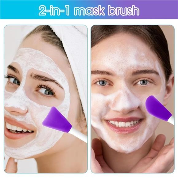 Skincare | Silicone Face Mask Applicator 4 Pcs Doubleend Mask Brushes ...